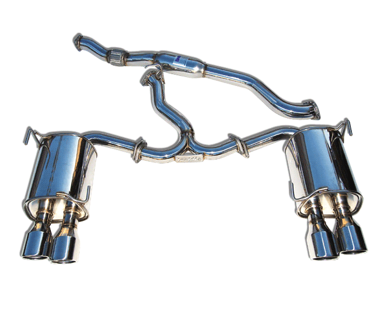 Invidia Q300 Exhaust Subaru WRX STi Sedan (11-14) Catback w/ Polished