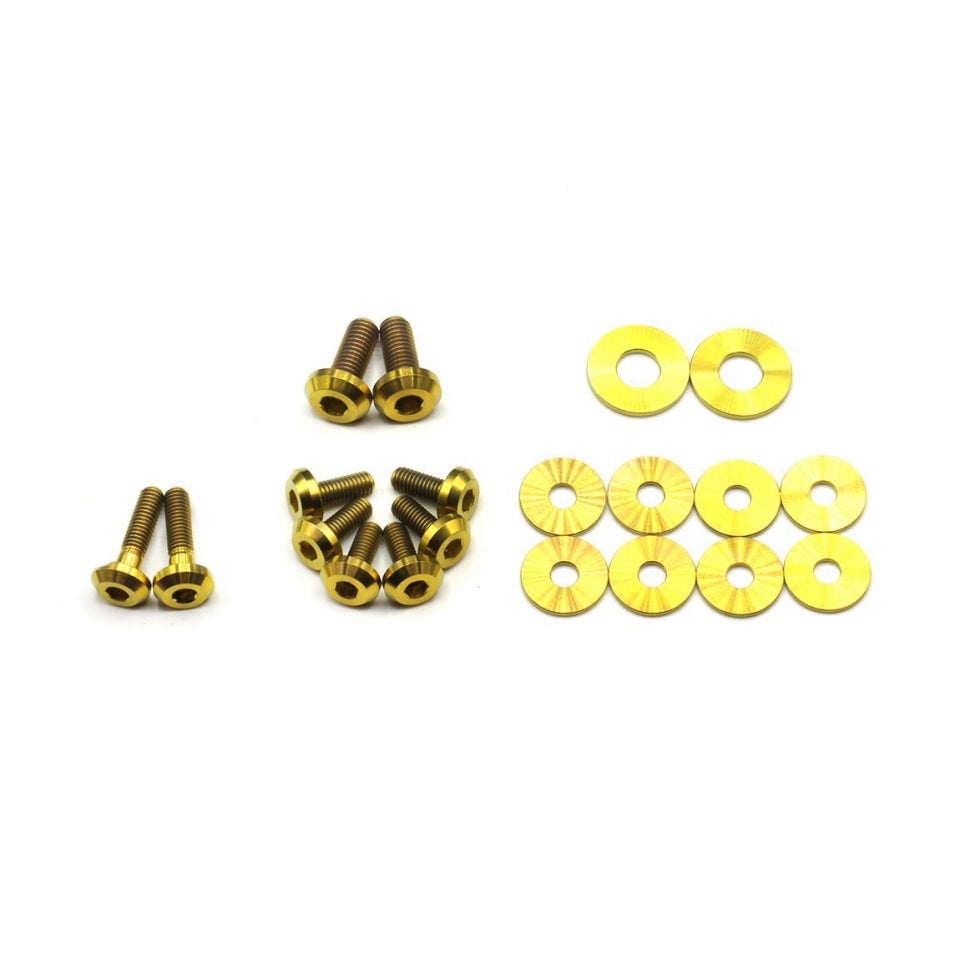 Dress Up Bolts Honda Civic Type R (17-21) [Titanium Hardware Engine Ba