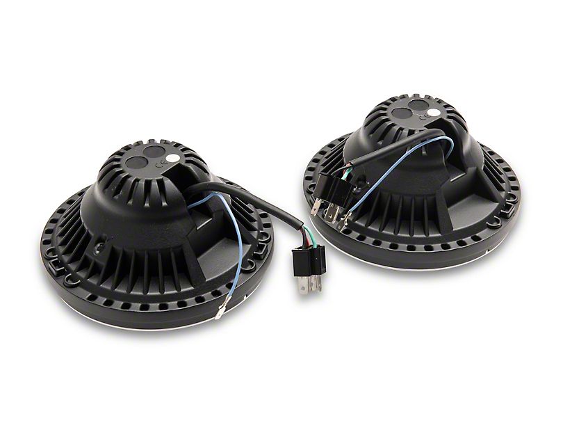Raxiom LED Headlights Jeep Wrangler JK (07-18) [Axial Series 7" w/ LED