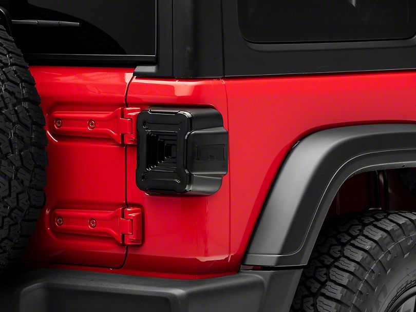 Raxiom Tail Lights Jeep Wrangler JL (18-23) [Axial Series Plateau] Bla