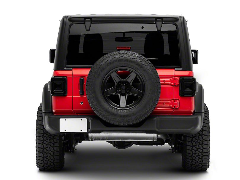 Raxiom Tail Lights Jeep Wrangler JL (18-23) [Axial Series Plateau] Bla