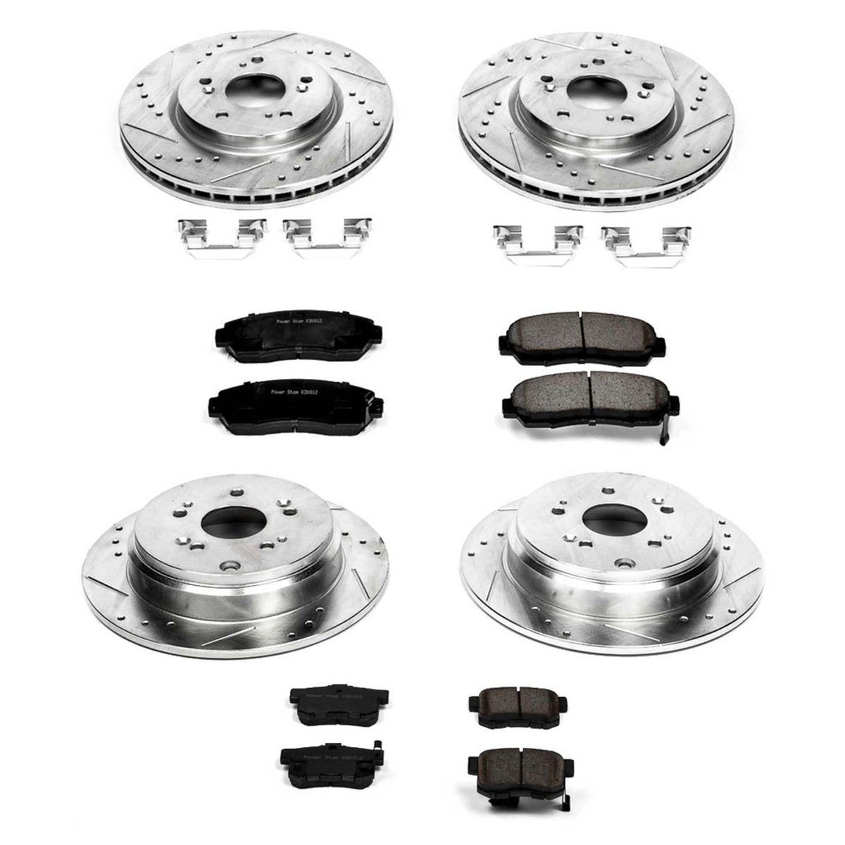 PowerStop Z23 Evolution Sport Brake Rotors + Pads Acura Integra (94-01