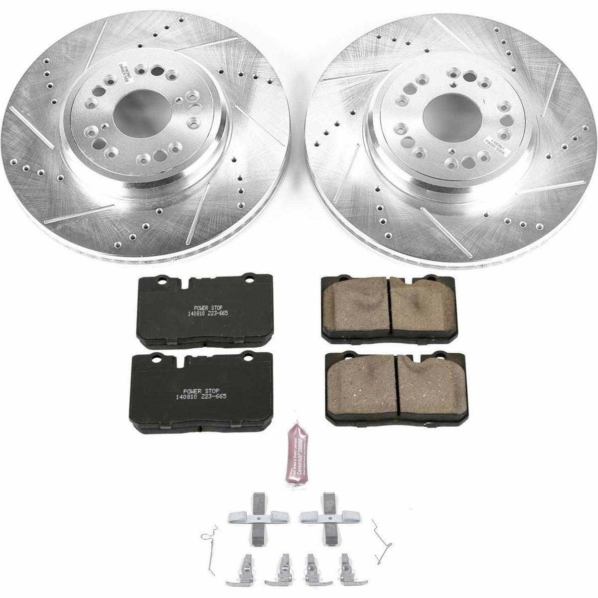 PowerStop Z23 Evolution Sport Brake Rotors + Pads Lexus LS400 (95-00)
