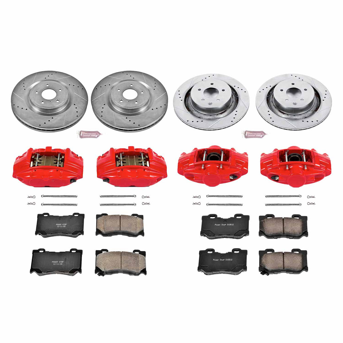 PowerStop Z23 Evolution Sport Brake Kits Infiniti G37 Sport (08-13) G3