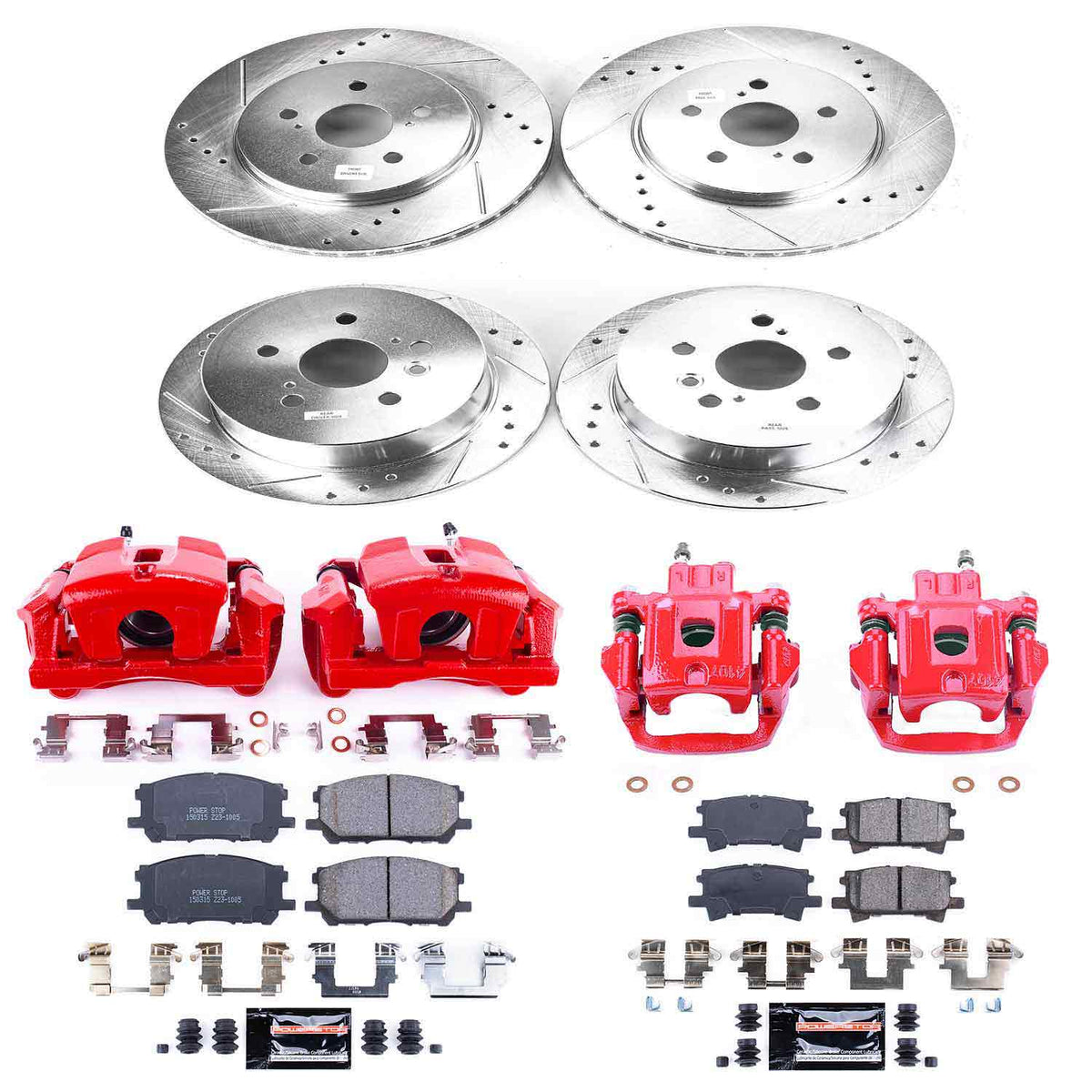 PowerStop Z23 Evolution Sport Brake Kits Lexus RX400h (07-08) Front or