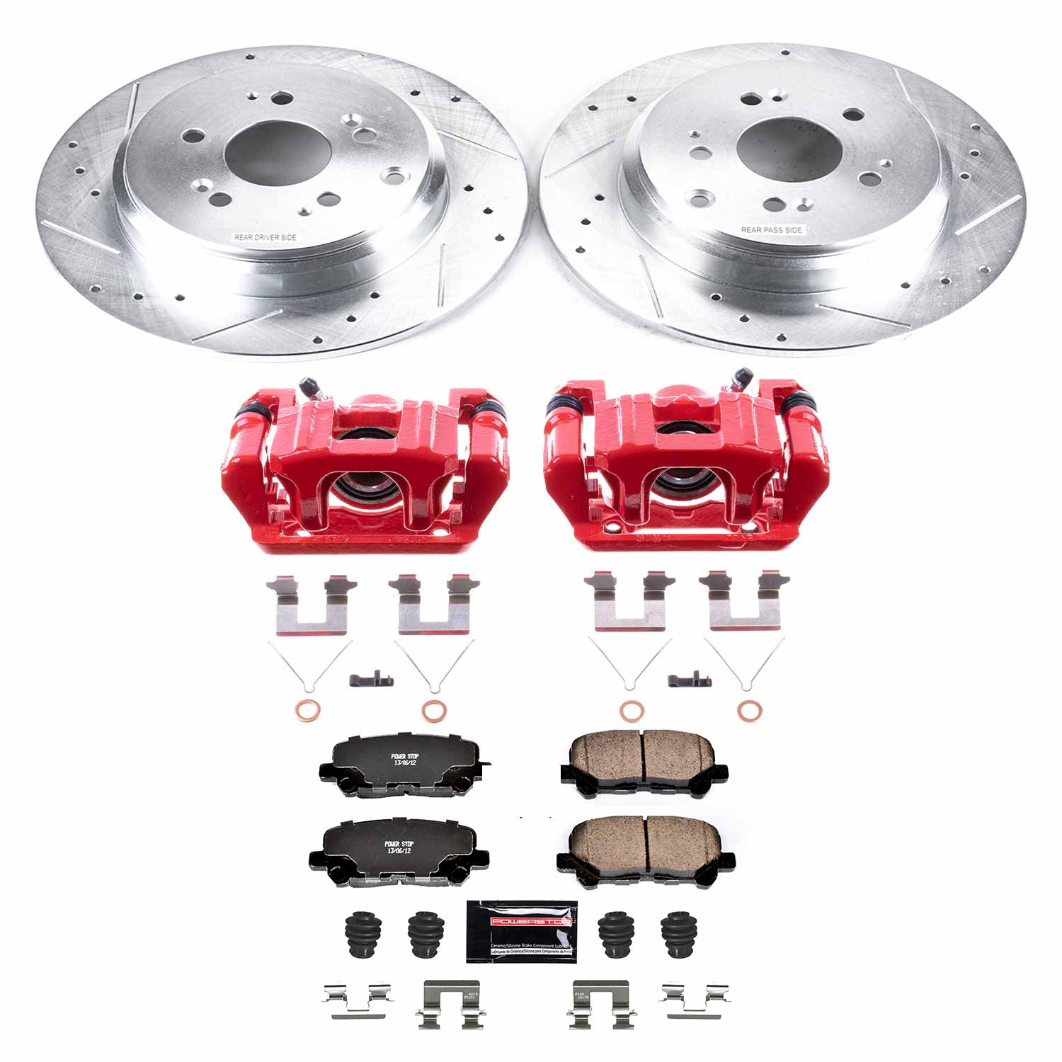 PowerStop Z23 Evolution Sport Brake Rotors Kit Honda Pilot (12-15) Fro ...
