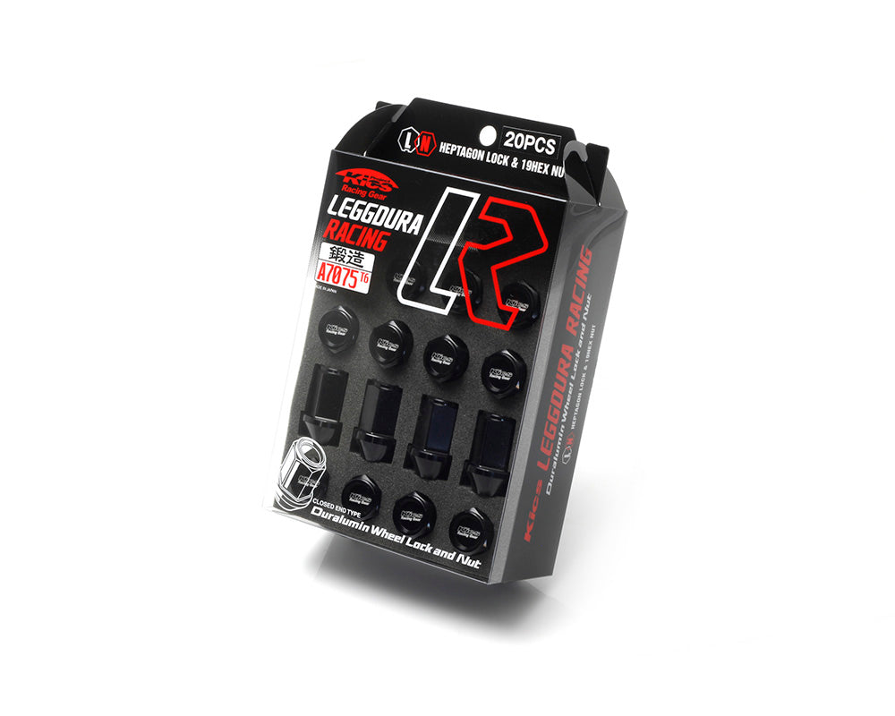 Project Kics Lug Nuts Set [Leggdura Racing w/ Laser Logo - 20 PCS - M1