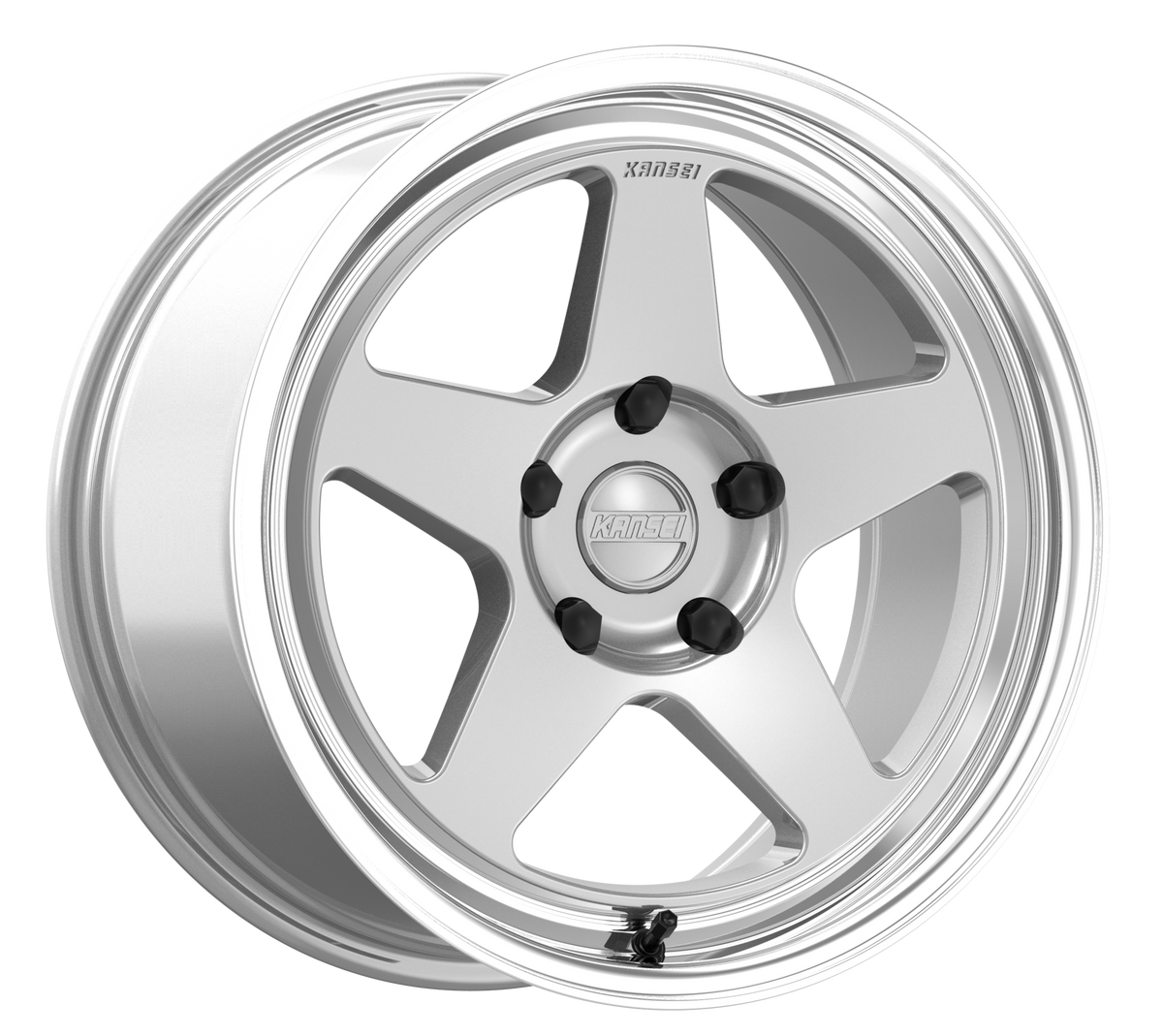 Kansei KNP (17x9) [Hyper Silver & Bright Machined Lip +35mm Offset] 5X
