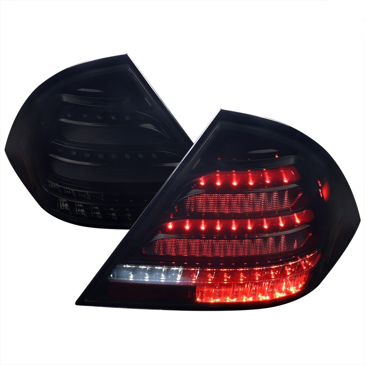 Spec-D LED Tail Lights Mercedes C230 C240 C320 W203 Sedan (01-04) Sequ