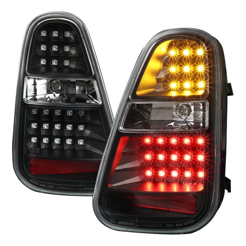 Spec-D Tail Lights Mini Cooper S (2005-2006) LED - Black or Chrome