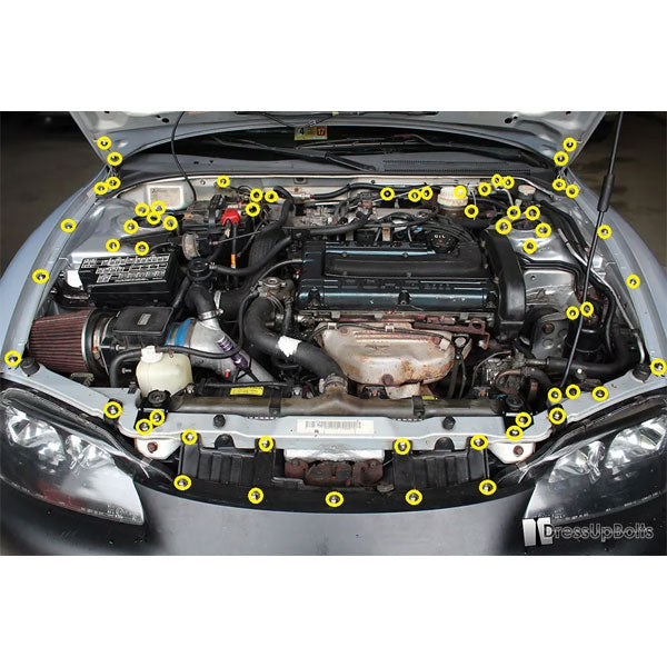 Dress Up Bolts Eagle 2G Talon DSM (95-99) Titanium Full Engine Bay Kit