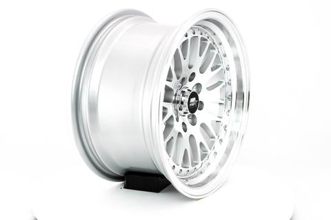 MST MT10 Wheels (15x8 4x100/4x114.3 +25 Offset) Silver w/ Machined Fac