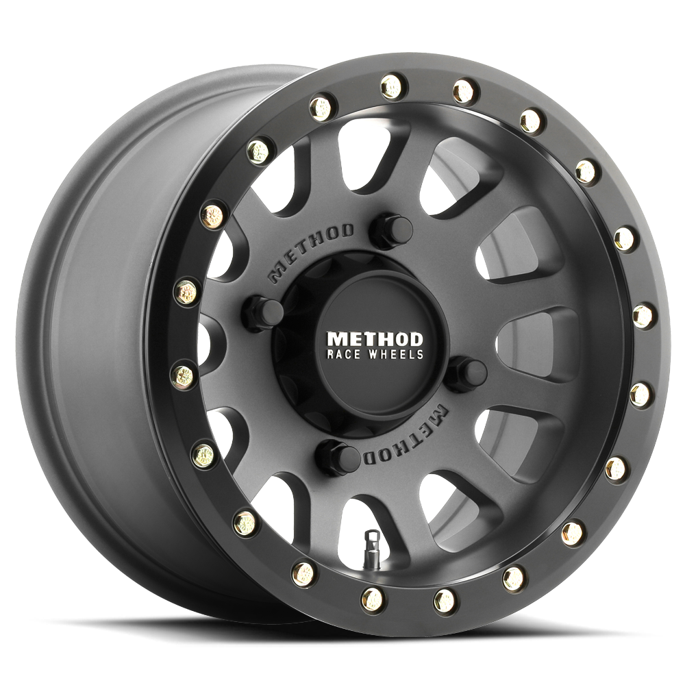 Method Race Wheels 401 UTV Beadlock (15x7.0 +13 Offset 4x136) Matte Bl ...