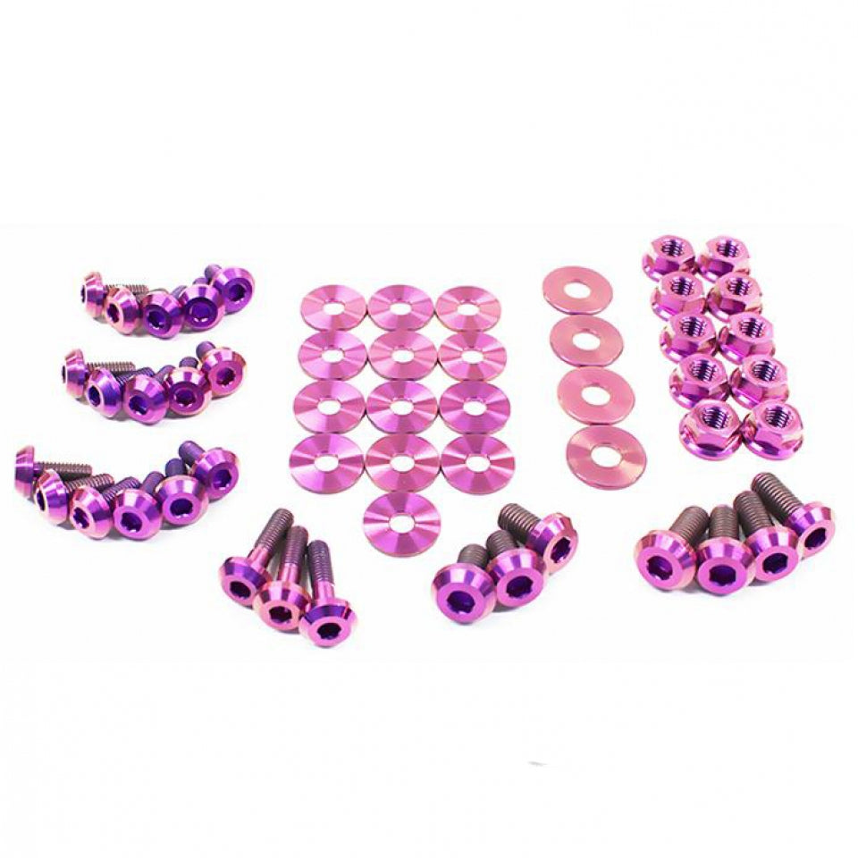 Dress Up Bolts Infiniti G35 Coupe / Sedan VQ (03-07) Titanium Full Eng