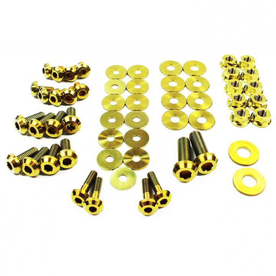 Dress Up Bolts Nissan R35 GT-R (2007-2016) Titanium Hardware Engine Ba