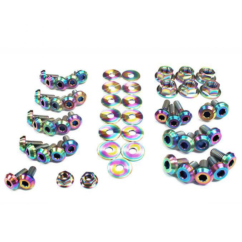 Dress Up Bolts Nissan S13 240SX (1989-1995) Titanium Full Engine Bay K