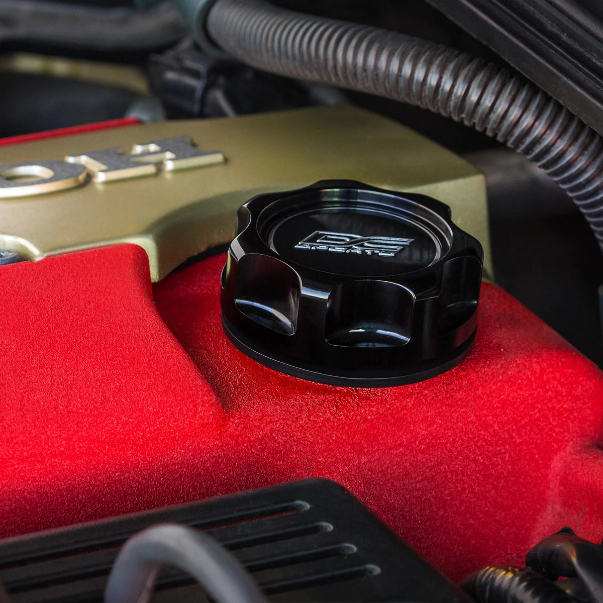 DC Sports Oil Cap Hyundai M34x4 - Red / Blue / Black / Gold