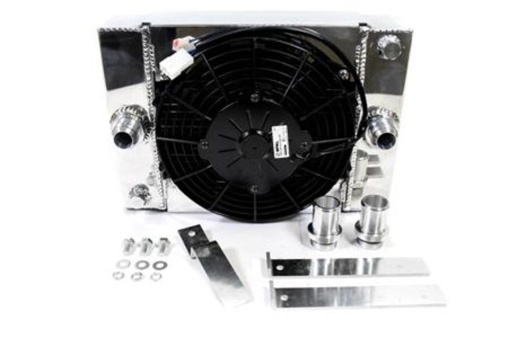 PLM Power Driven Race Radiator (14.5x10x3.5") Small - Optional Spal Fa