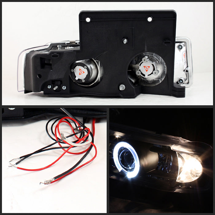 Spyder Projector Headlights Chevy Astro GMC Safari (1995-2005) LED Hal