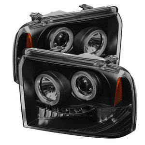 Spyder Projector LED Headlights Ford F250 F350 F450 Super Duty (2005-2
