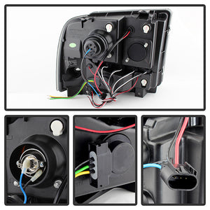 Spyder Projector LED Headlights Ford F250 F350 F450 Super Duty (2005-2