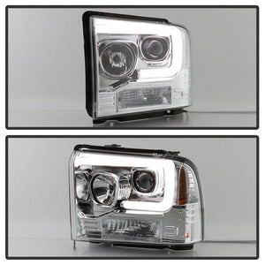 Spyder Projector LED Headlights Ford F250 F350 F450 Super Duty (2005-2