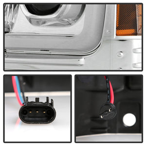 Spyder Projector LED Headlights Ford F250 F350 F450 Super Duty (2005-2