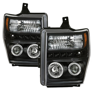 Spyder Projector Headlights Ford F250 F350 F450 Super Duty (08-10) Hig