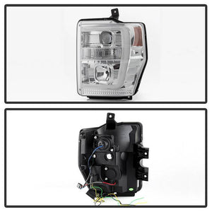 Spyder Projector Headlights Ford F250 F350 F450 Super Duty (08-10) Hig