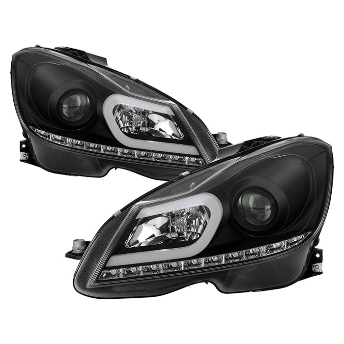Spyder Projector Headlights Mercedes Benz W204 C-Class (2012-2013) Hal