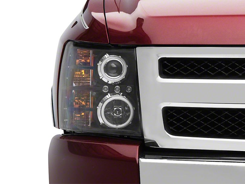 Raxiom Projector Headlights Chevy Silverado (07-13) [Super White LED H