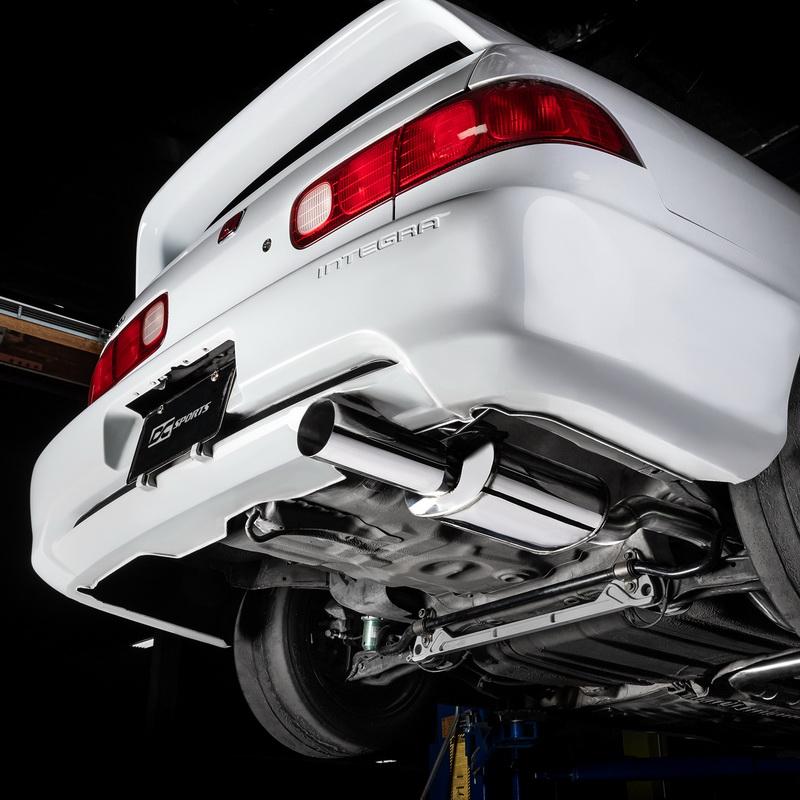 DC Sports Exhaust Acura Integra Sedan (1994-2001) Stainless 2.5" Catba ...
