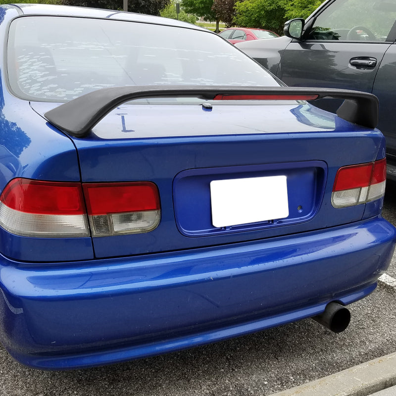 Spec-D Spoiler Honda Civic EK Coupe (96-00) Type-R Style Wing w/ LED B