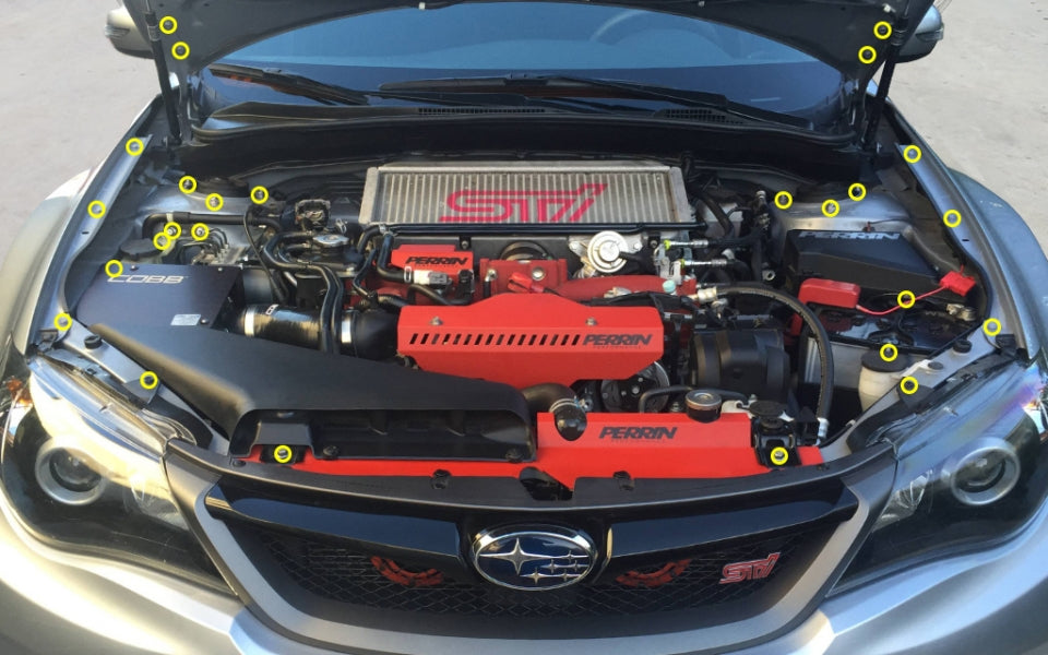 Dress Up Bolts Subaru WRX / WRX STI (2008-2014) Titanium Hardware Engi