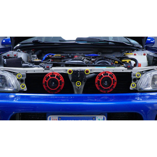 Dress Up Bolts Subaru Impreza GC8 (92-01) Titanium Hardware Core Suppo
