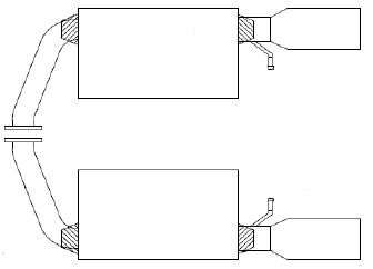Revel Exhaust Lexus SC300 SC400 (92-00) Medallion Touring-S Mufflers T