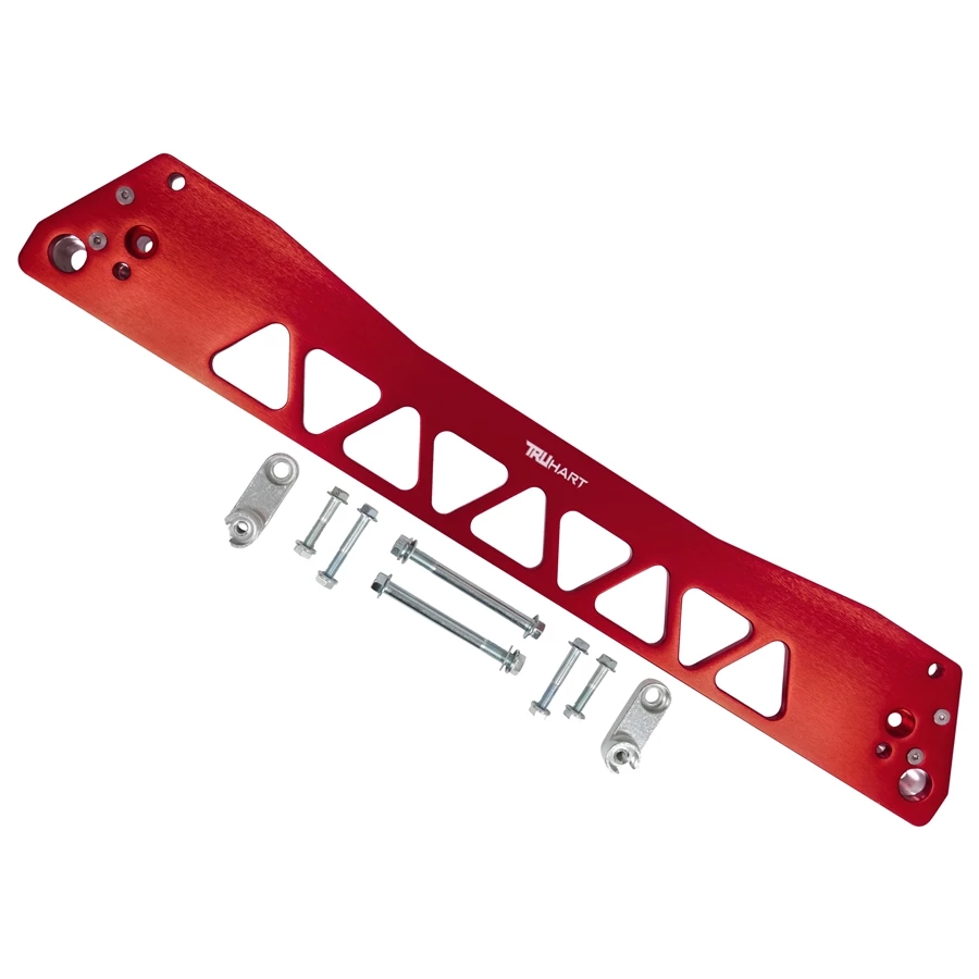 TruHart Rear Subframe Brace Acura Integra (1994-2001) Polished / Red