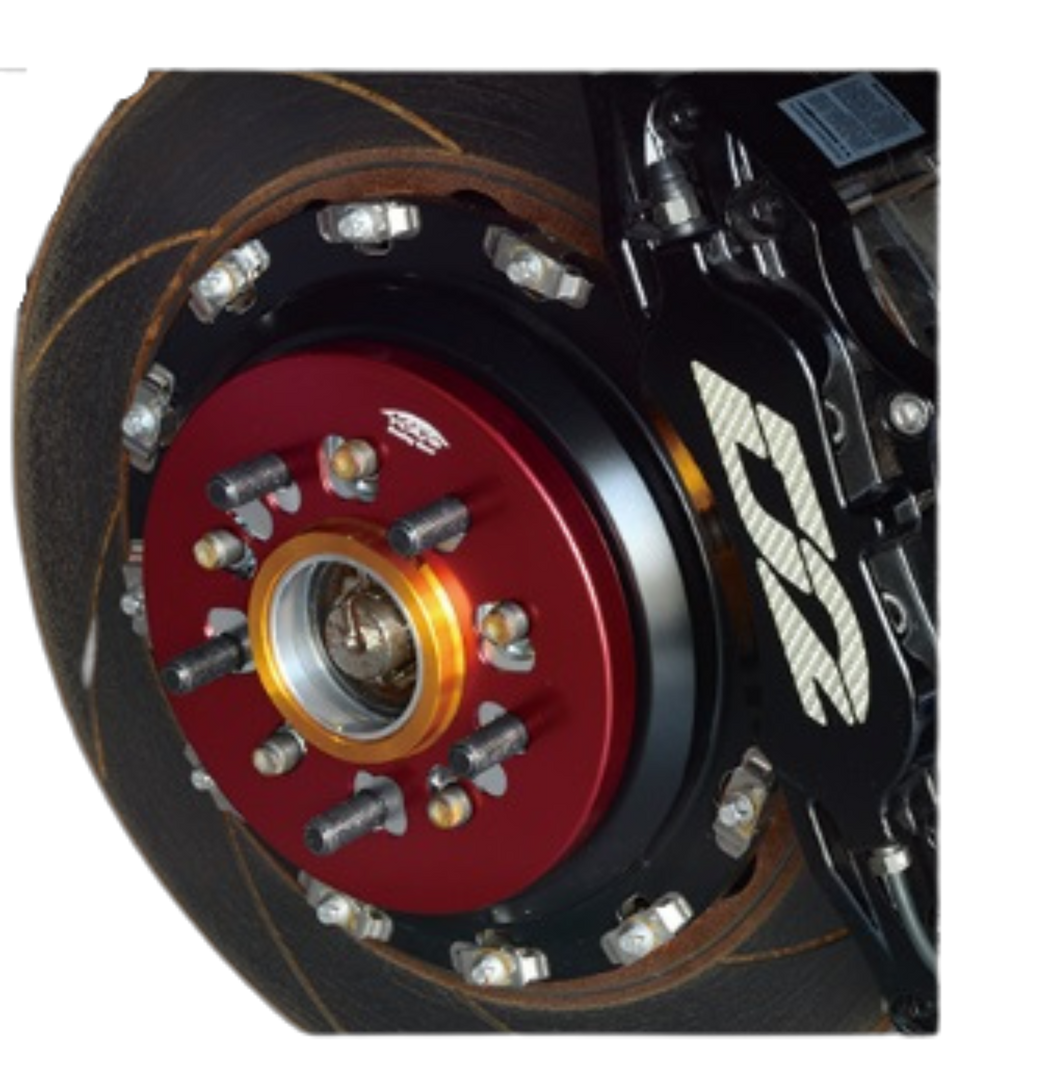 Project Kics Duralumin Wide Tread Spacer Cover - Red / Blue / Black