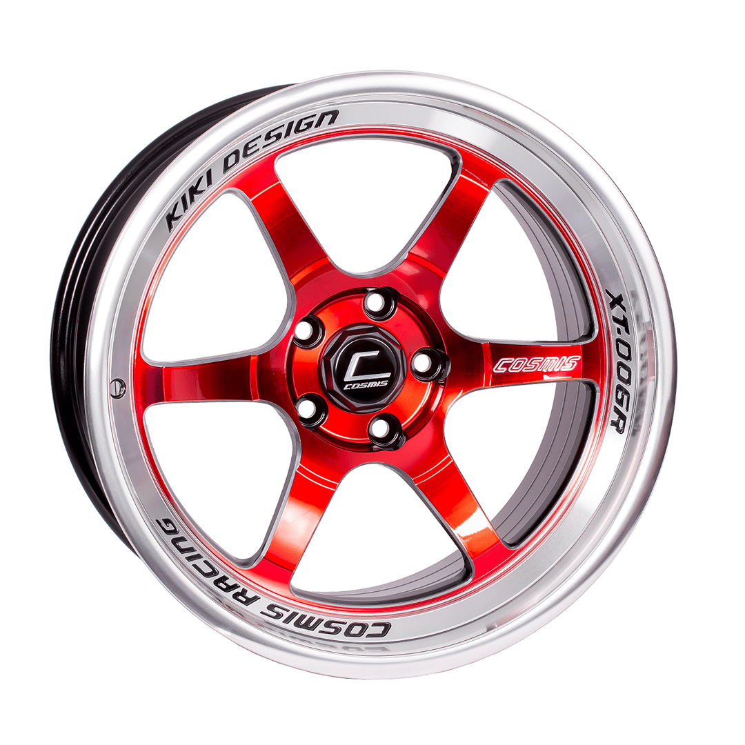 Cosmis Racing XT-006R Wheels (18x11) [Red w/ Machined Lip +8mm Offset ...