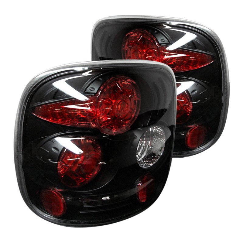 Spyder Euro Style Tail Lights Chevy Silverado Stepside (99-04) Black ...