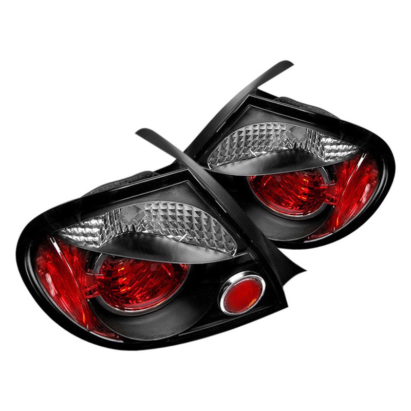 Spyder Euro Style Tail Lights Dodge Neon (2003-2005) Black