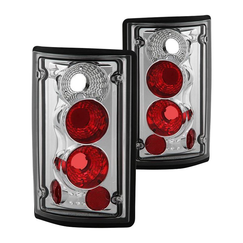 Spyder Tail Lights Ford Excursion (2000-2006) Euro Style Black / Chrom