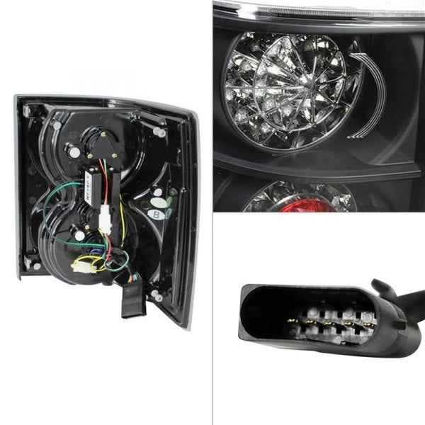 Spyder LED Tail Lights Land Rover Range Rover HSE (03-05) Black