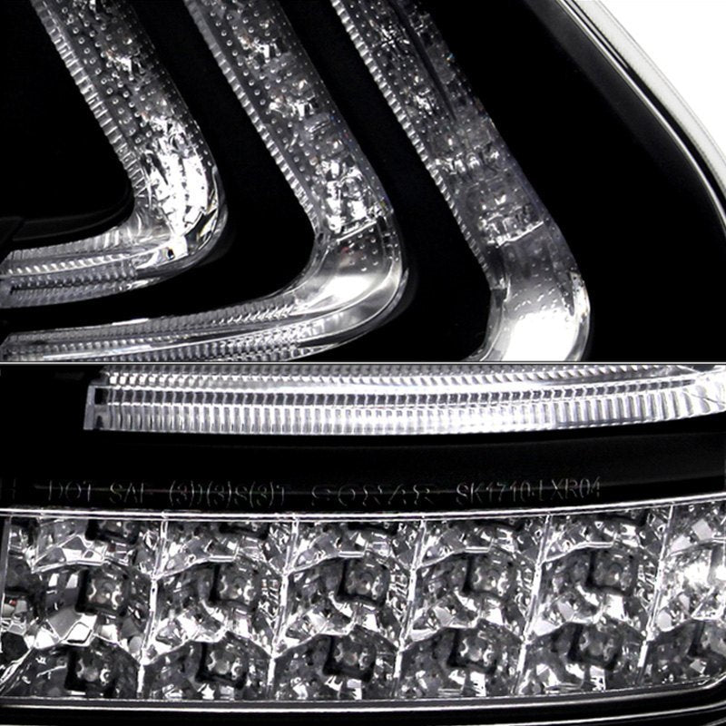 Spyder LED Tail Lights Lexus RX330 / RX350 (04-09) - Black
