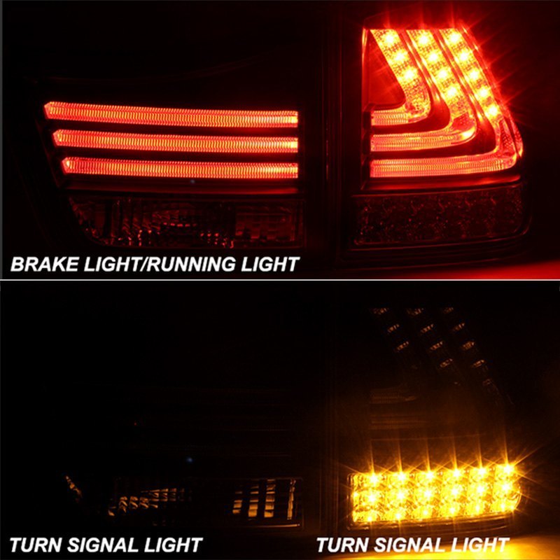 Spyder LED Tail Lights Lexus RX330 / RX350 (04-09) - Black