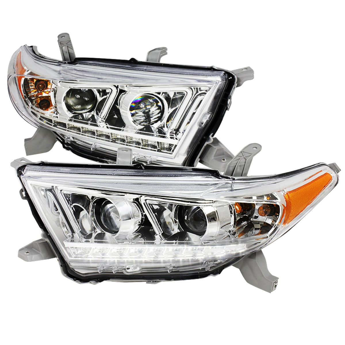 Spec-D Projector Headlights Toyota Highlander (11-13) [w/ SMD LED Ligh