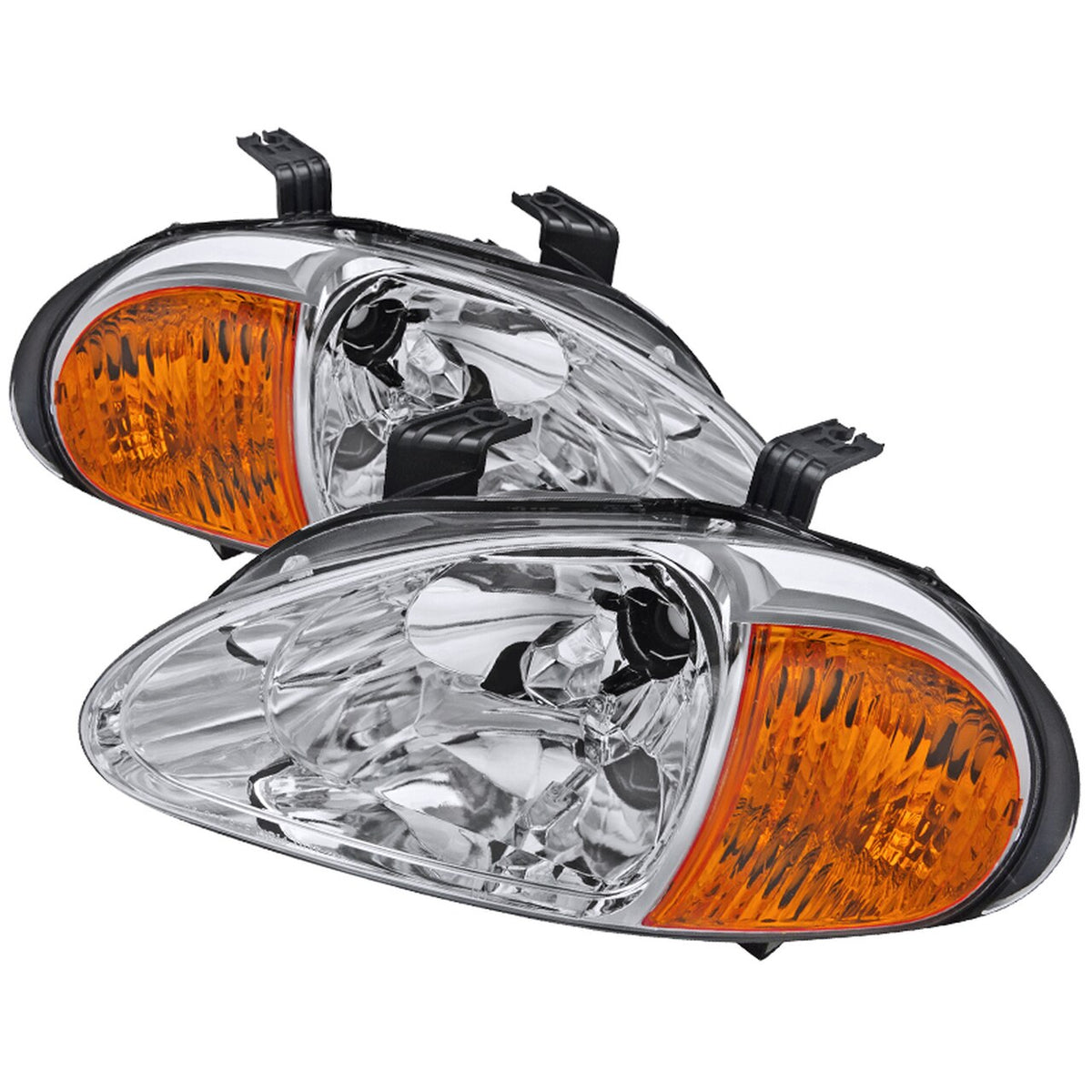 Spec-D OEM Replacement Headlights Honda Del Sol (93-97) JDM w/ Amber