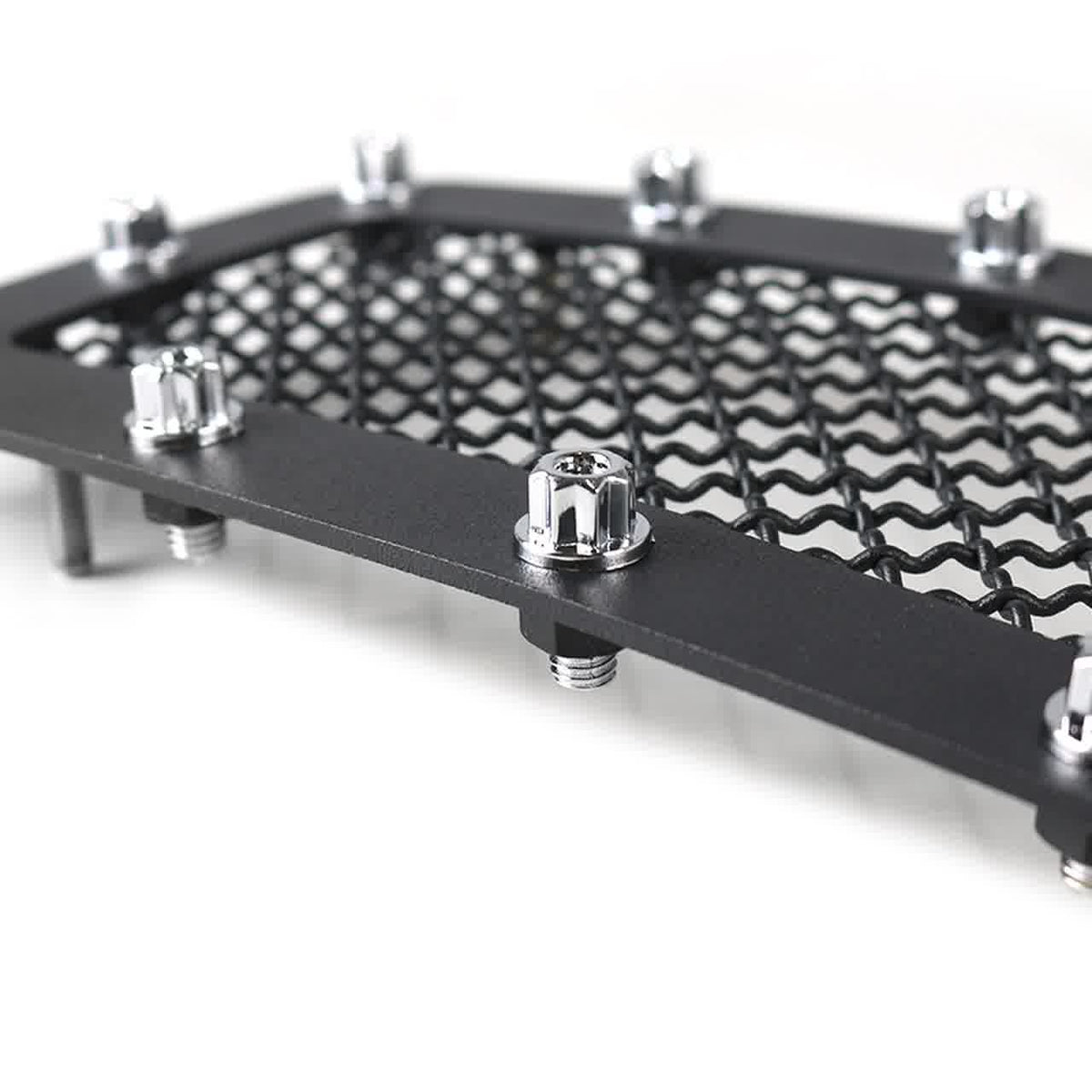 Spec-D Grill Insert Ford Excursion (00-04) [3 PC Mesh] Rivet Style Bla