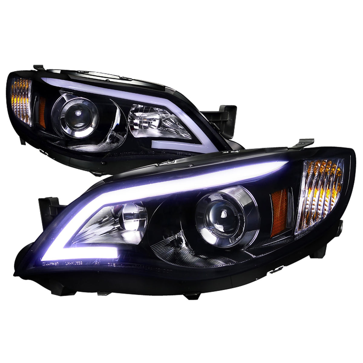 Spec-D Projector Headlights Subaru WRX (08-14) Outback (08-11) w/ LED