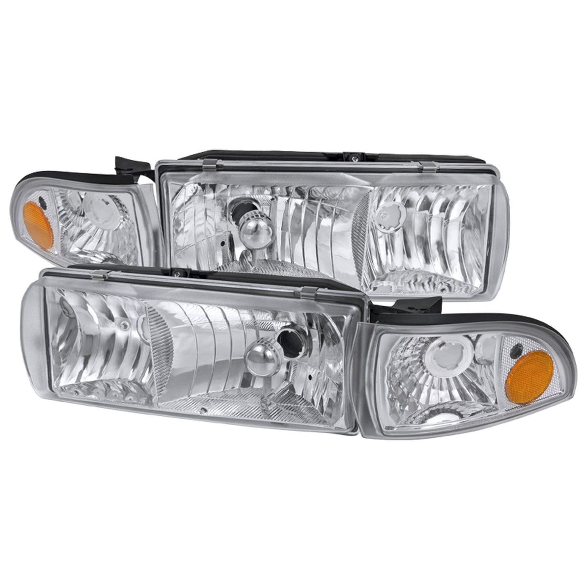 Spec-D OEM Replacement Headlights Chevy Caprice (1991-1996) Impala (19